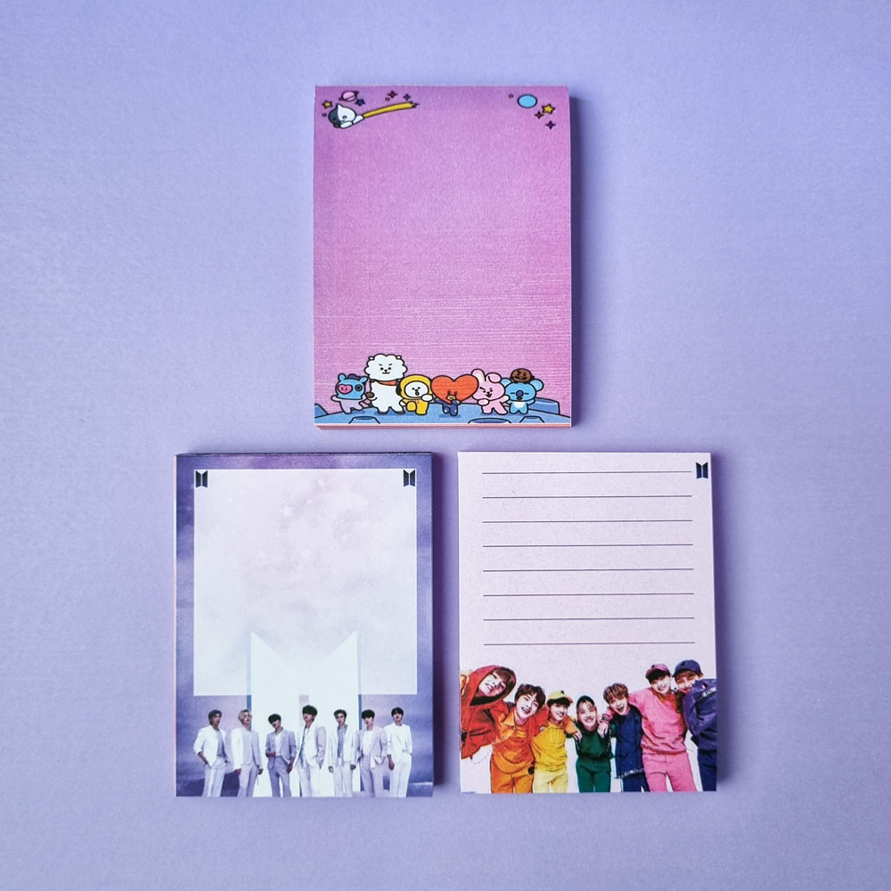 Cutie Notepad | نوت پد کیوت سری BTS